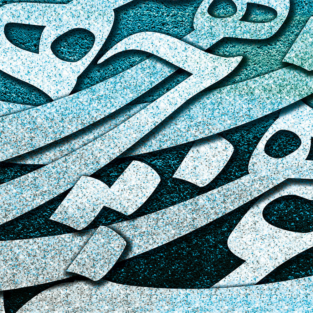 Nastaliq Farsi letters, Persian calligraphy canvas print wall art ...